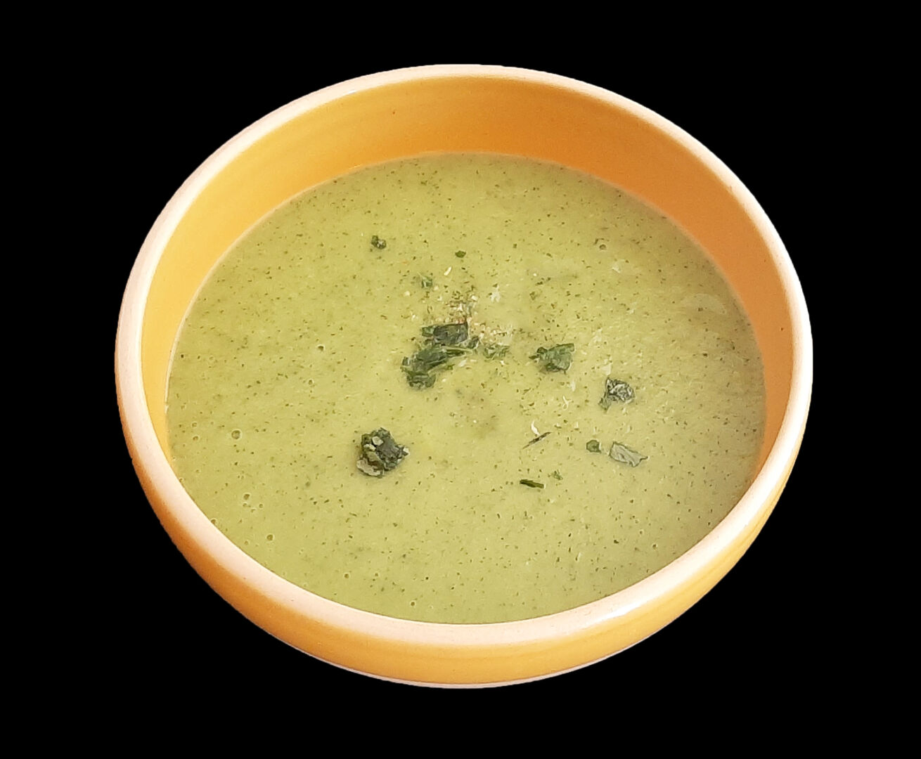 Soupe de courgettes froide et pommes de terre. Une entrée simple